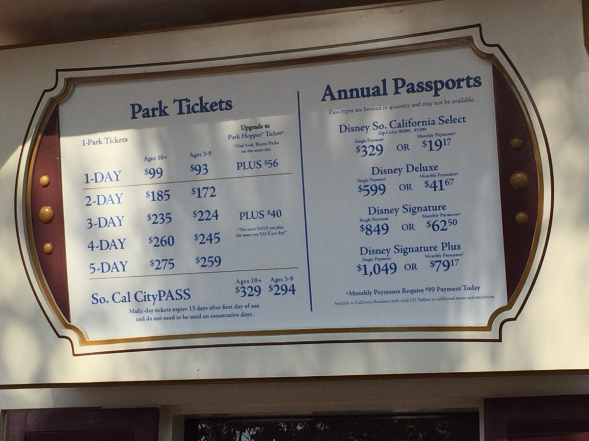 Seasonal Pricing Arrives at Disney Theme Parks – Disney Nerds